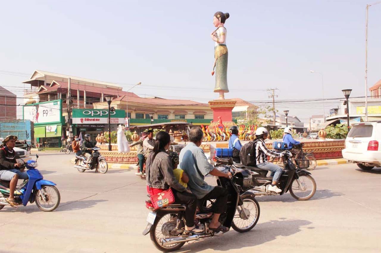 La ville de Sisophon - Destination Cambodge